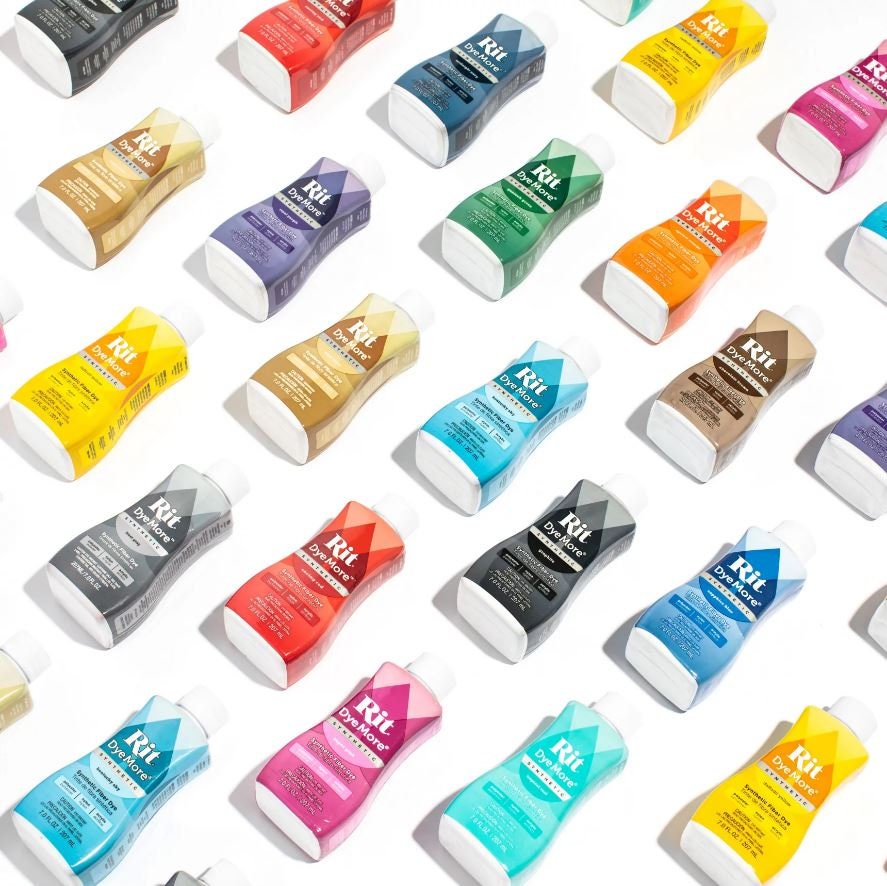 RIT Dyemore Synthetic Fabric Dye Liquid 207ml - Etsy