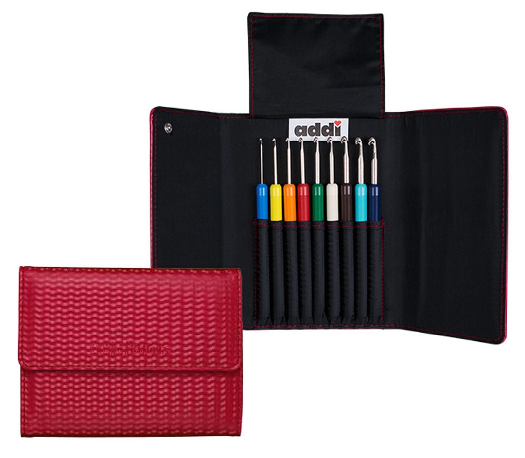 Addi Colours Crochet Hooks W Case Set of 9 - Etsy