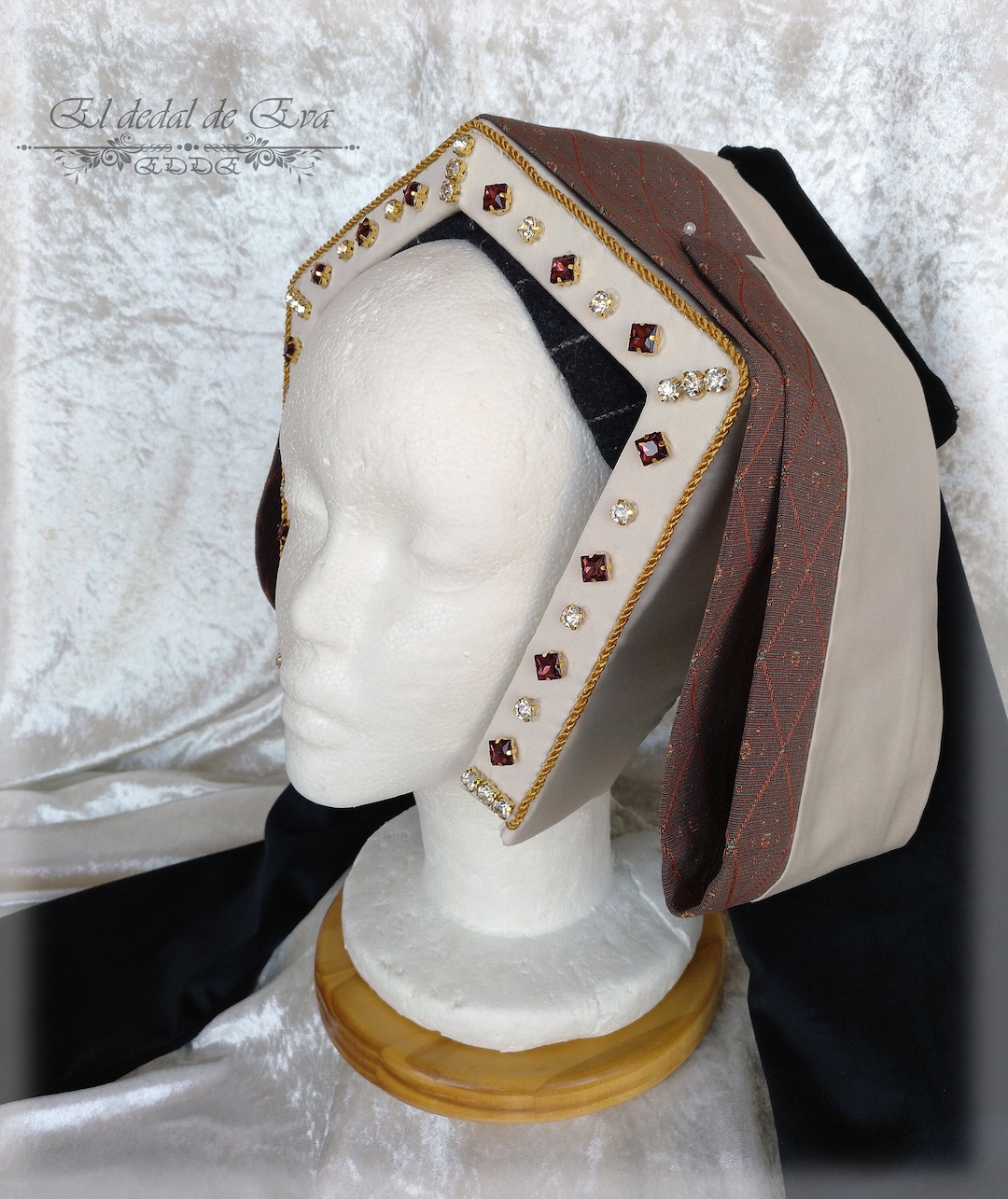Renaissance Headdress. Gable. Tudor Headdress. Gable Hood. Medieval ...