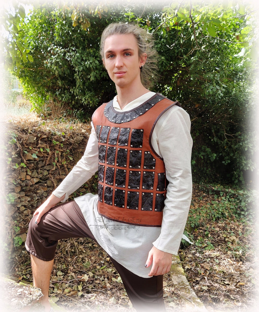Medieval Brown Leatherette Brigantine. Short Brigantine. - Etsy
