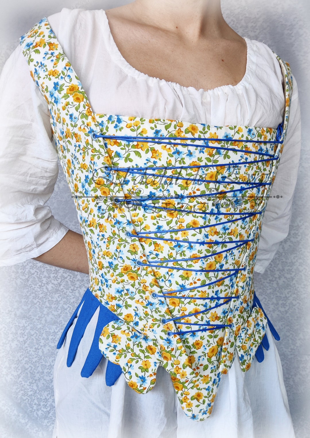 Corset Eighteenth Century. Renaissance Corset. Renaissance - Etsy