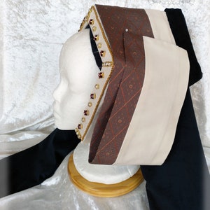 Renaissance Headdress. Gable. Tudor Headdress. Gable Hood. Medieval ...