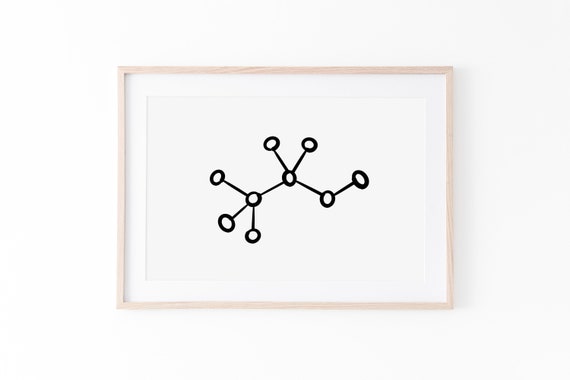 Ethanol Molecule Drawing
