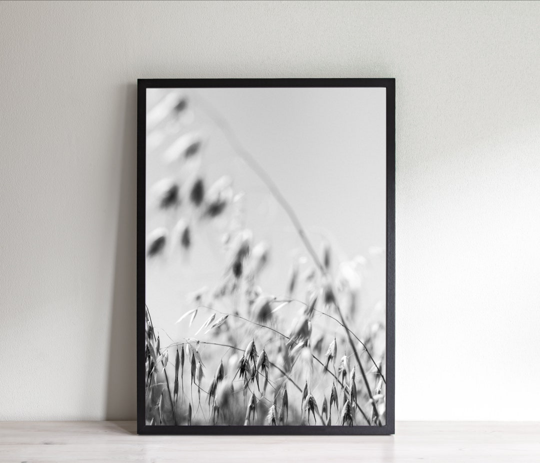 Black and White Print, Nature Poster, Gift for Her, Decor, Printable ...