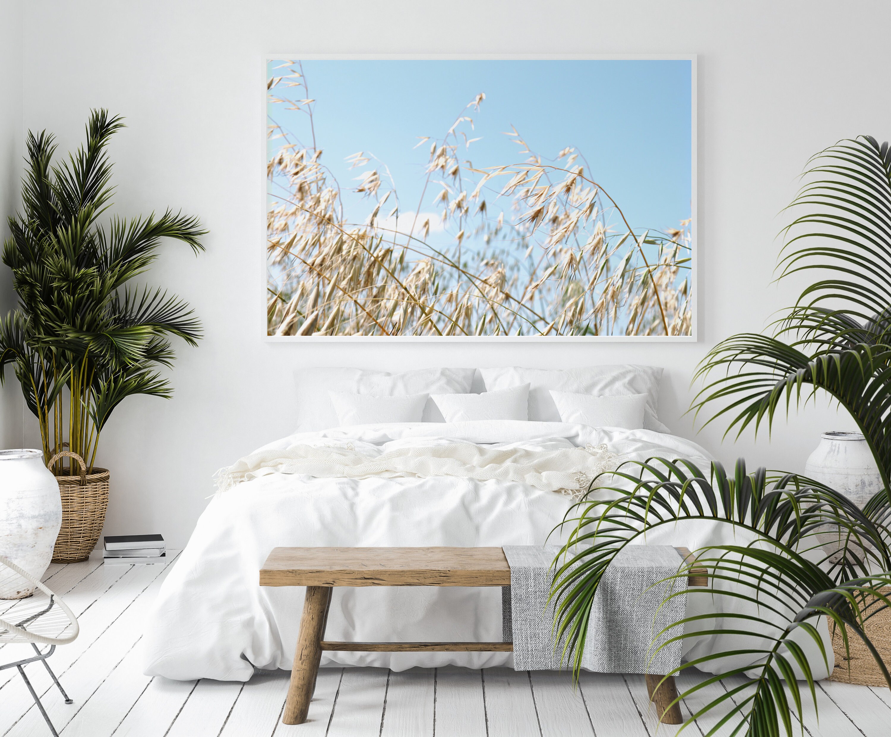 Nature print printable wall art landscape prints field of | Etsy