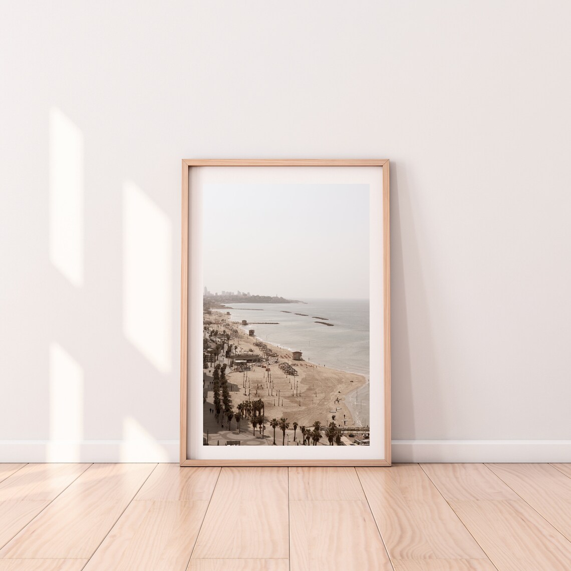 Tel Aviv Beach Print, Printable Wall Art, Israel Landscape, Digital ...