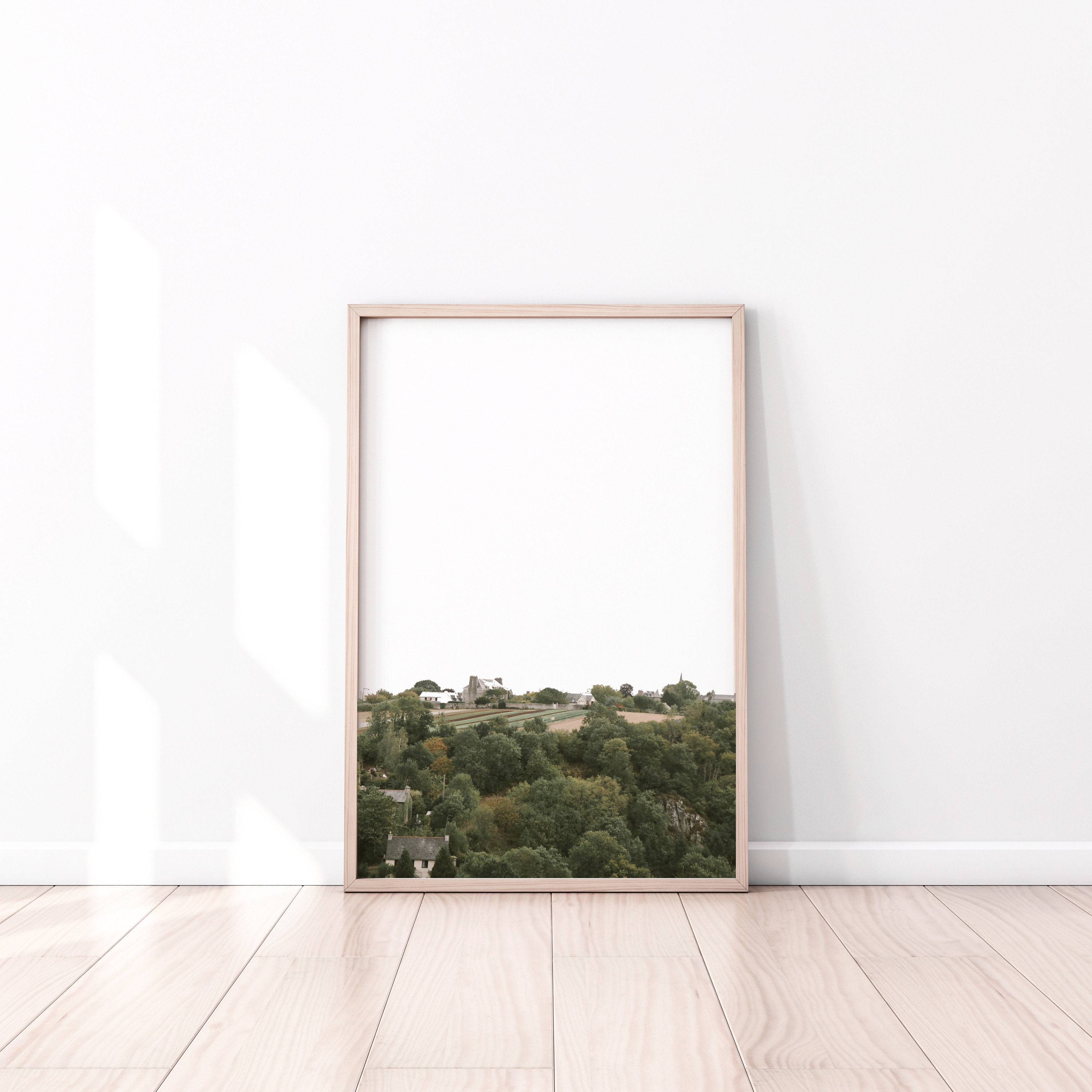 Green Fields Poster France Landscape Print Printable Wall - Etsy