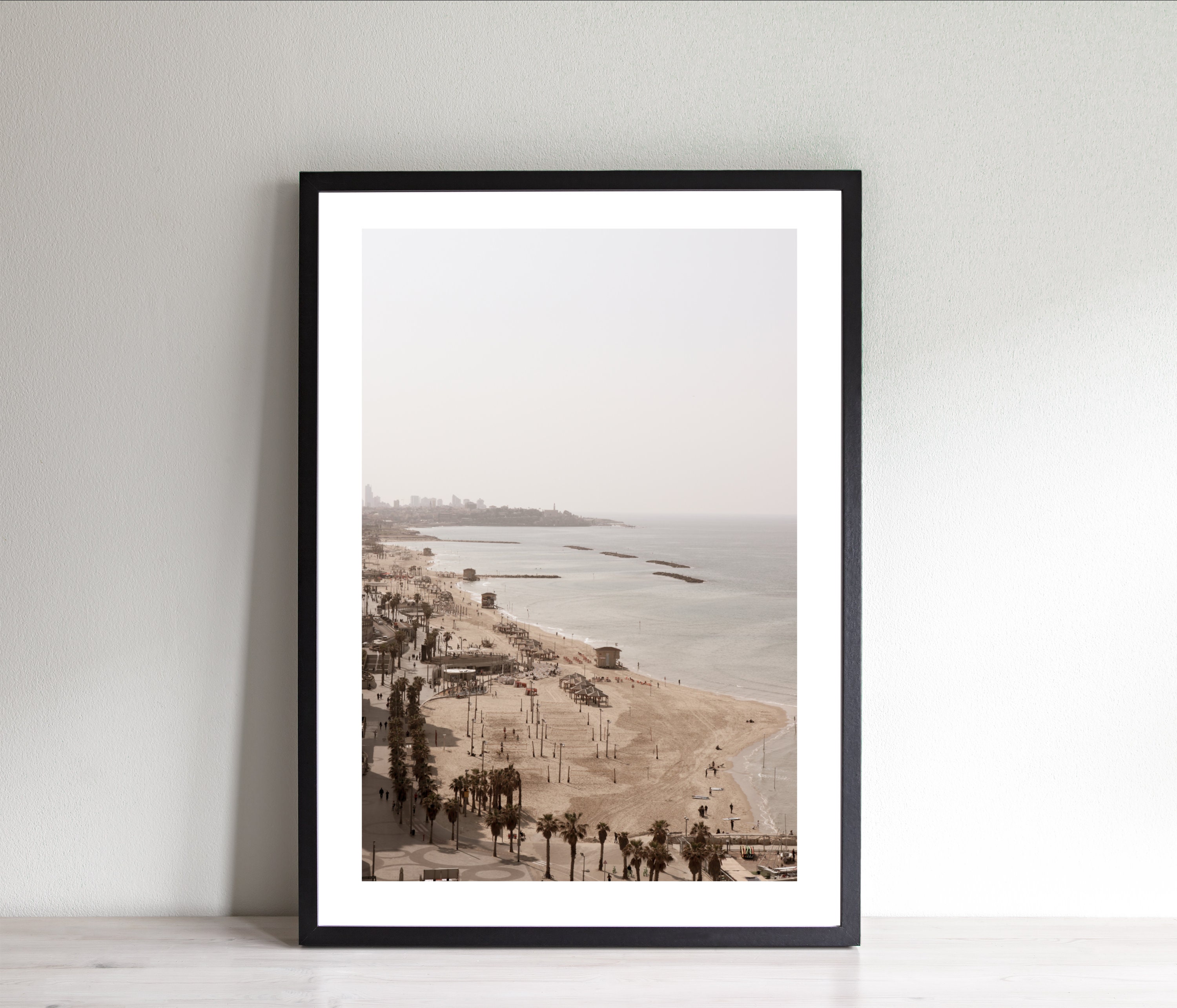 Tel Aviv Beach Print, Printable Wall Art, Israel Landscape, Digital ...