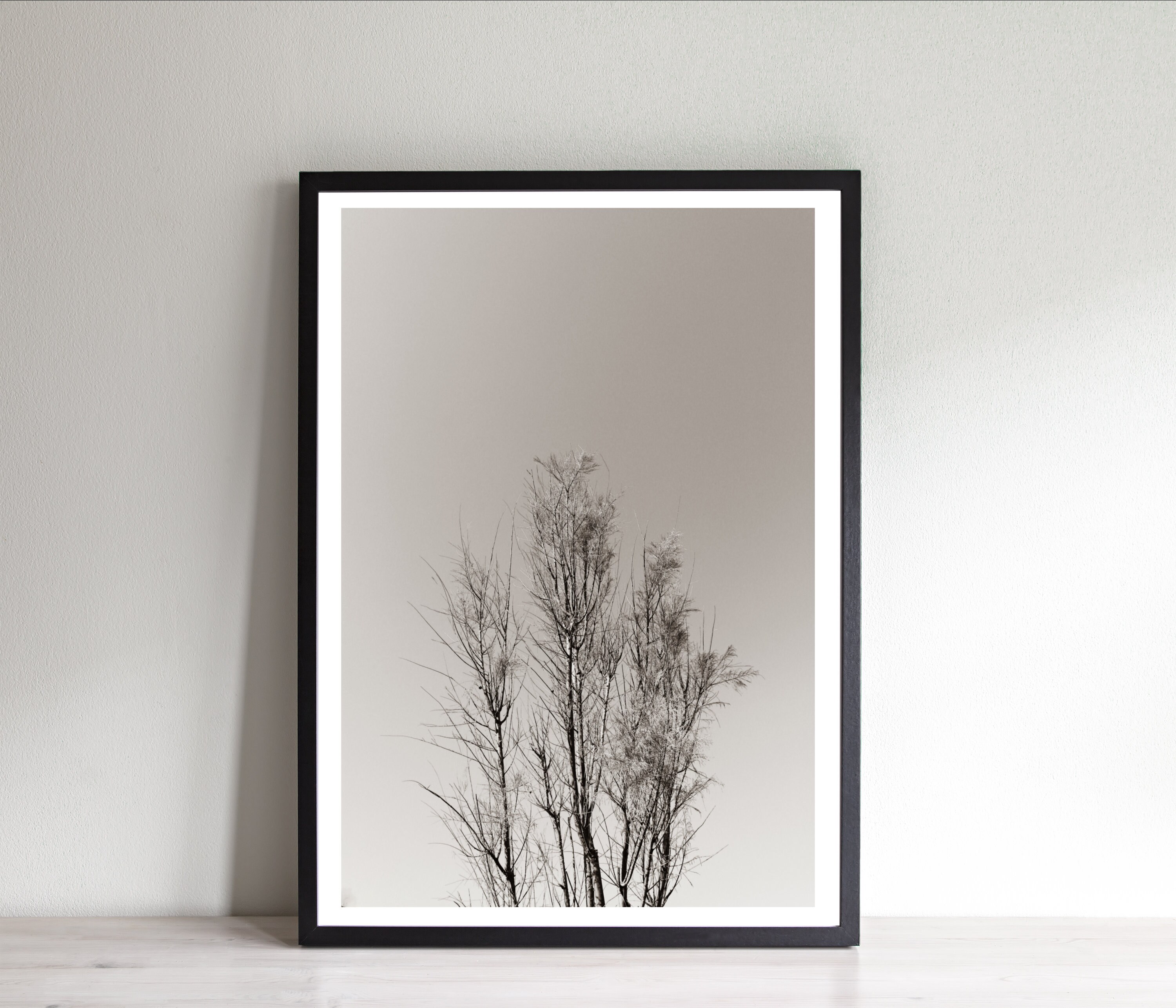 Bare Tree Print Printable Wall Art Sepia Landscape Nature - Etsy UK