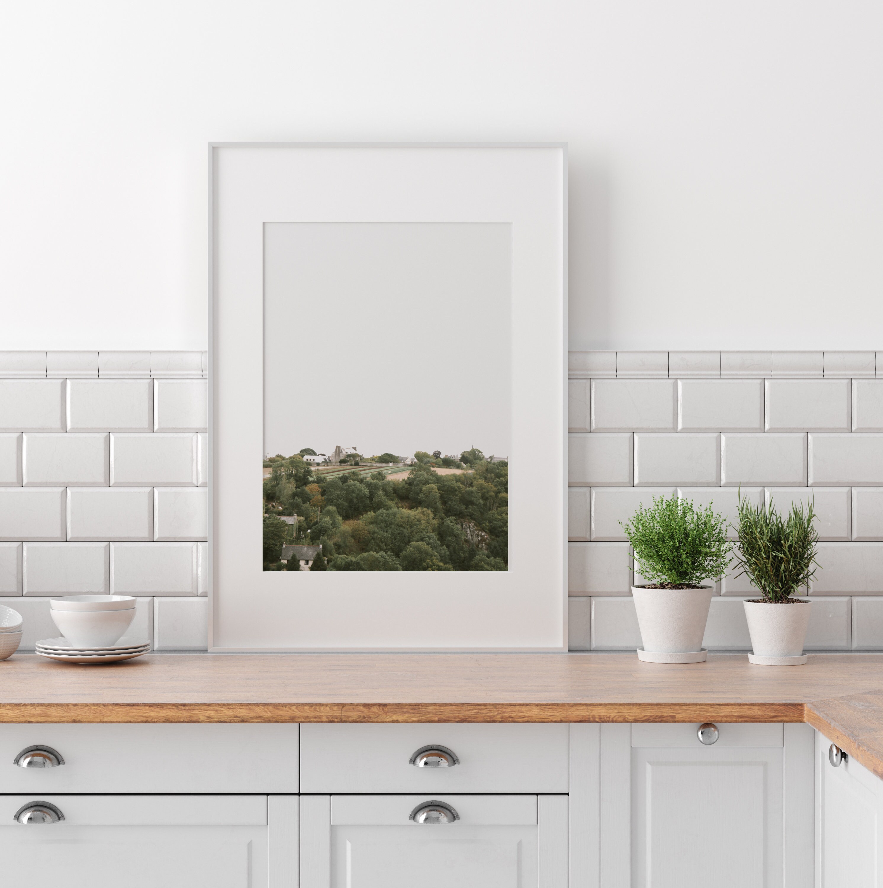 Green Fields Poster France Landscape Print Printable Wall - Etsy