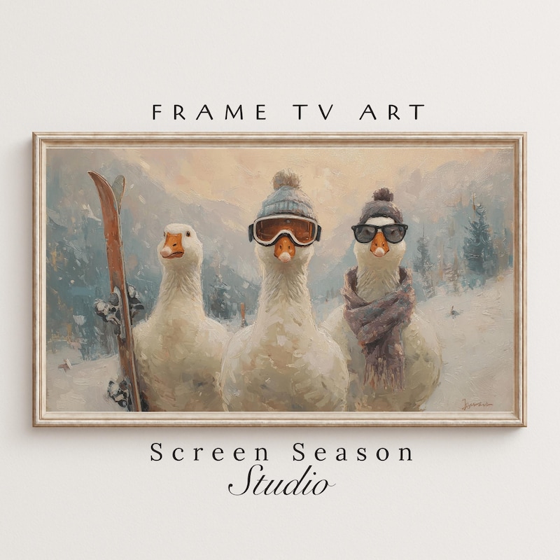 Samsung Frame Snow Art - Etsy