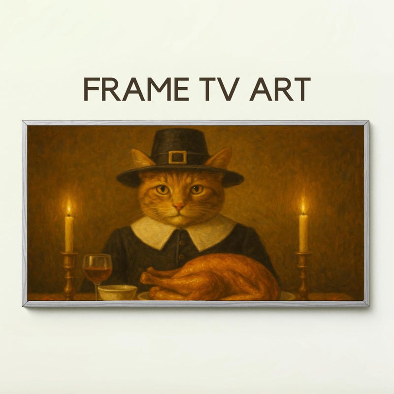 Pilgrims Frame Tv - Etsy