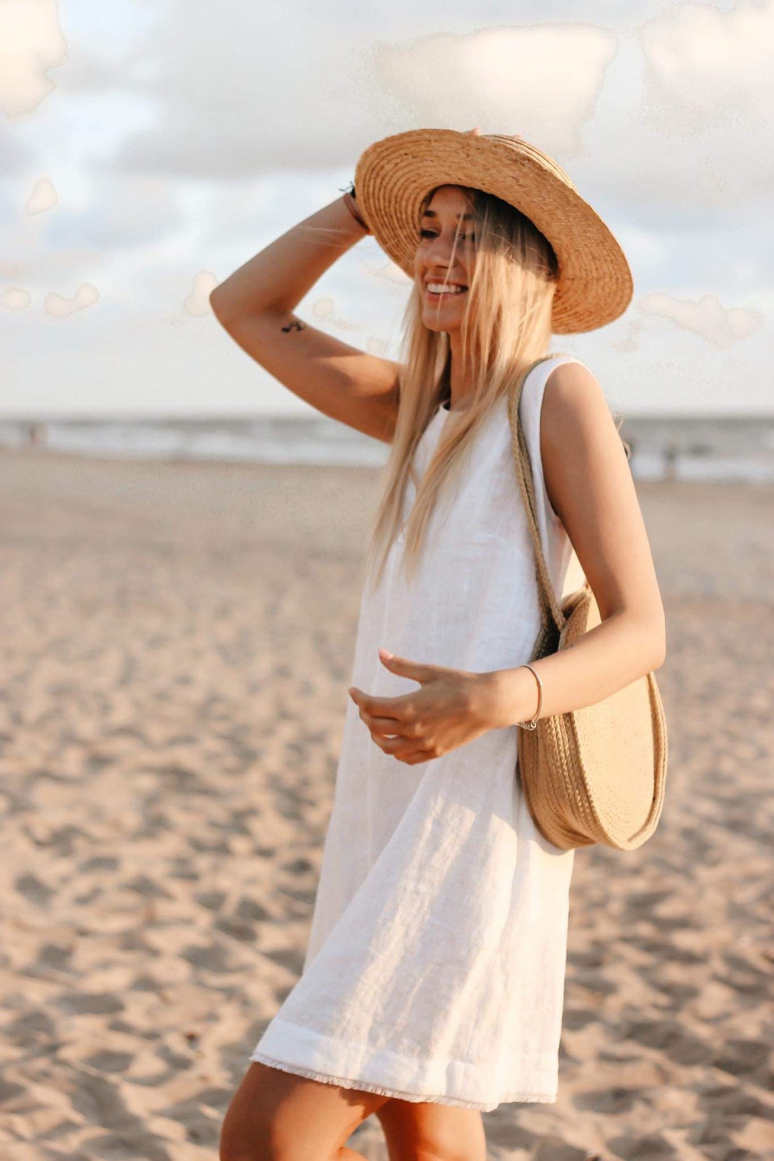 Summer Linen Dress Shift Dress White Dress a Line Dress | Etsy