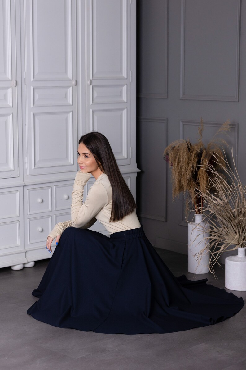 Wollrock langer Rock Faltenrock Winterrock Cordrock Röcke - Etsy.de