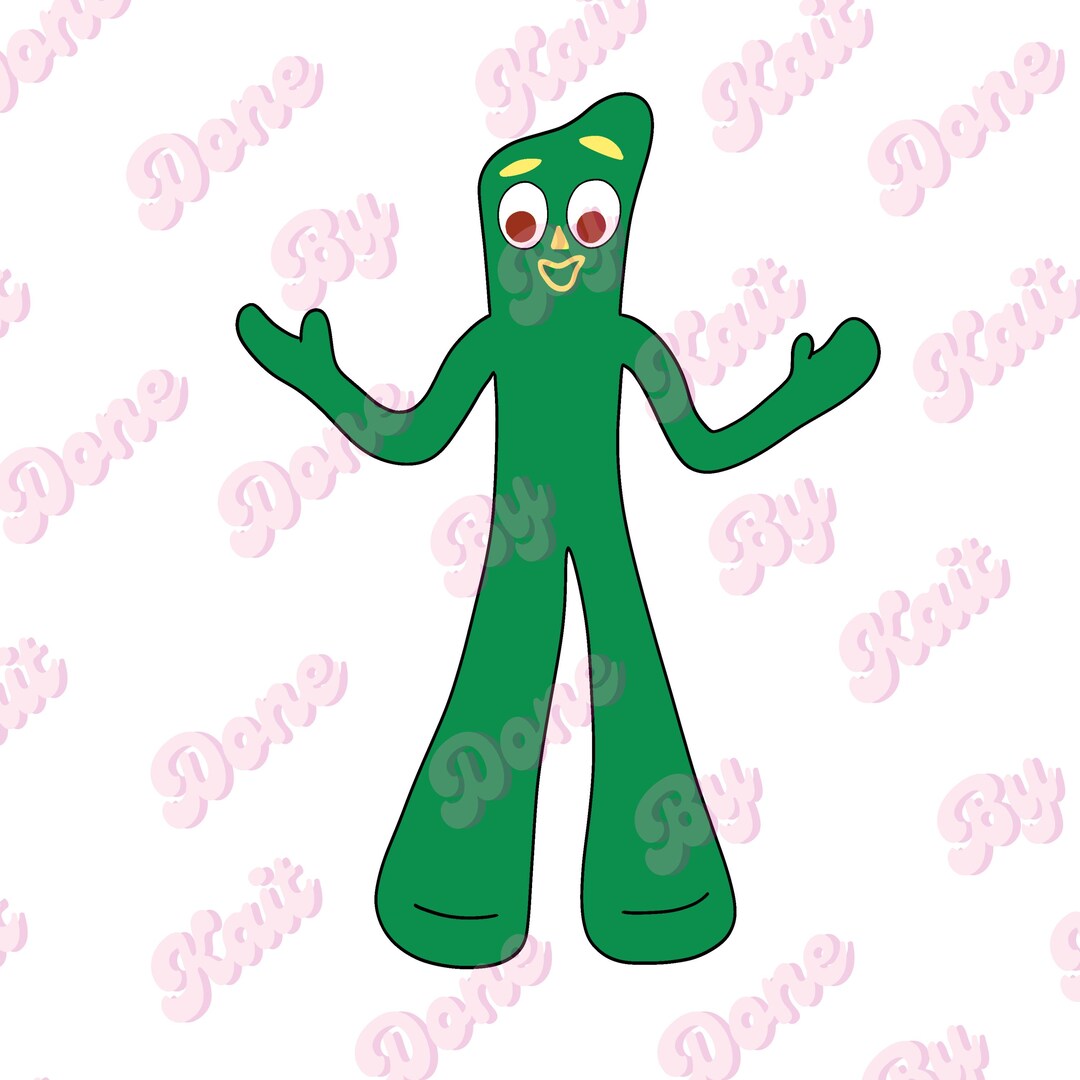 GUMBY | Png | Image Only - Etsy