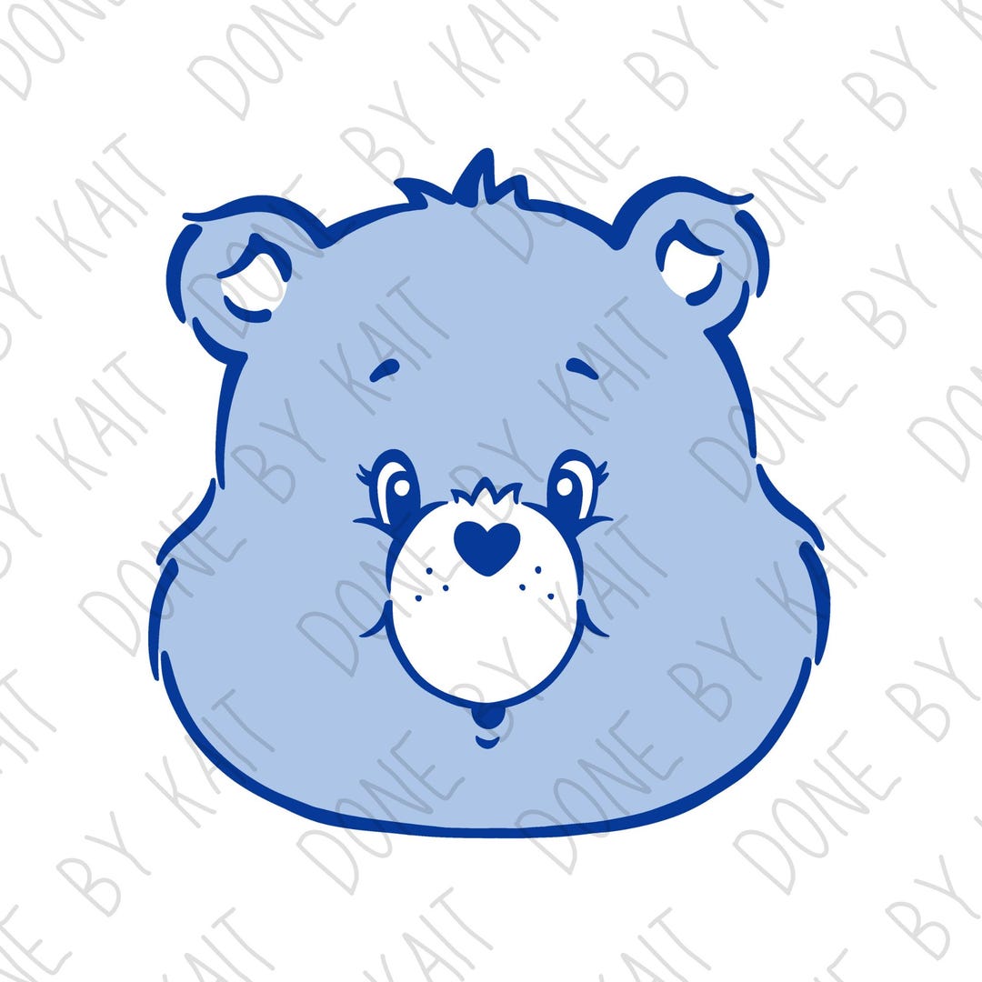 CARE BEARS - Grumpy Bear | Png | Image Only - Etsy UK