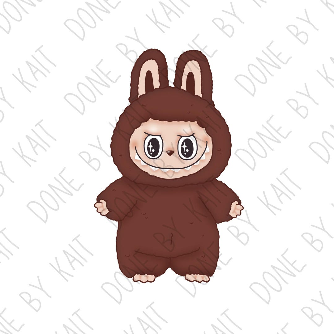 LABUBU - V2 CHESTNUT COCOA | Png | Image Only - Etsy Australia