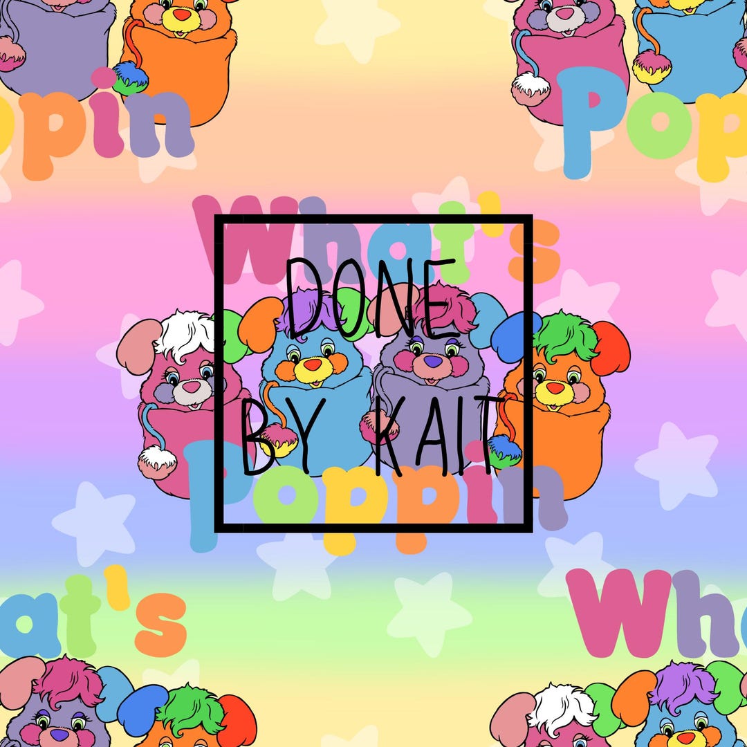 WHATS POPPIN | Seamless Digital Pattern | Fabric | Paper | Scrap Book ...