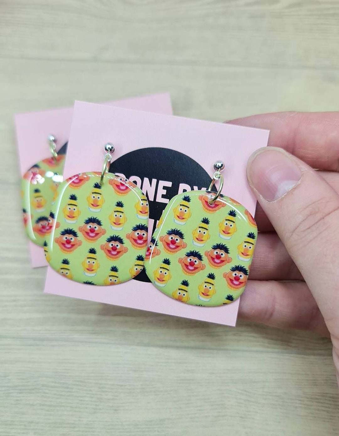 Bert and Ernie Stud Earrings - Etsy