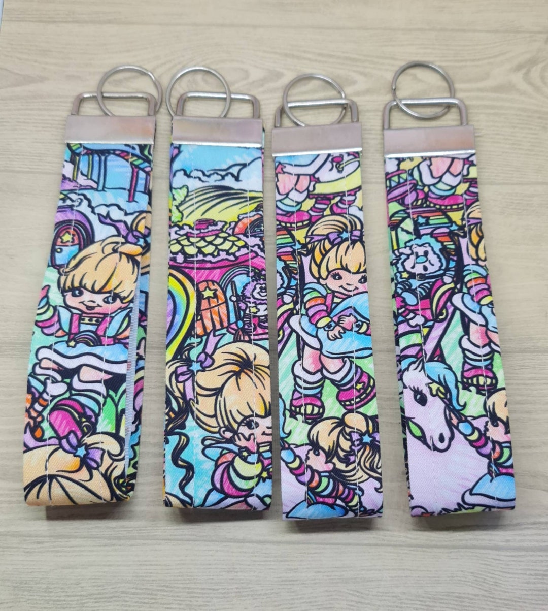 RAINBOW BRITE Retro Key Fob / Key Chain / Key Lanyard / Key Wristlets ...