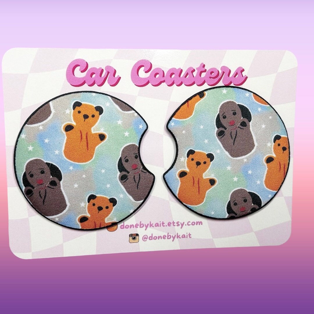 Sooty and Sweep Car Coaster Car Coasters Cup Coasters - Etsy