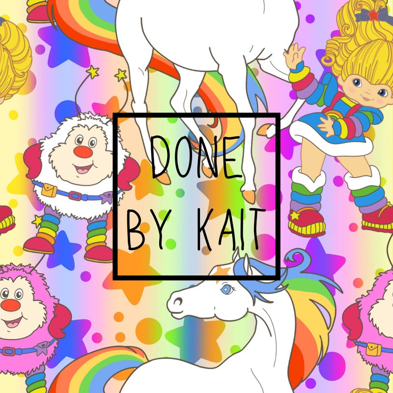 Rainbow Brite Pattern - Etsy
