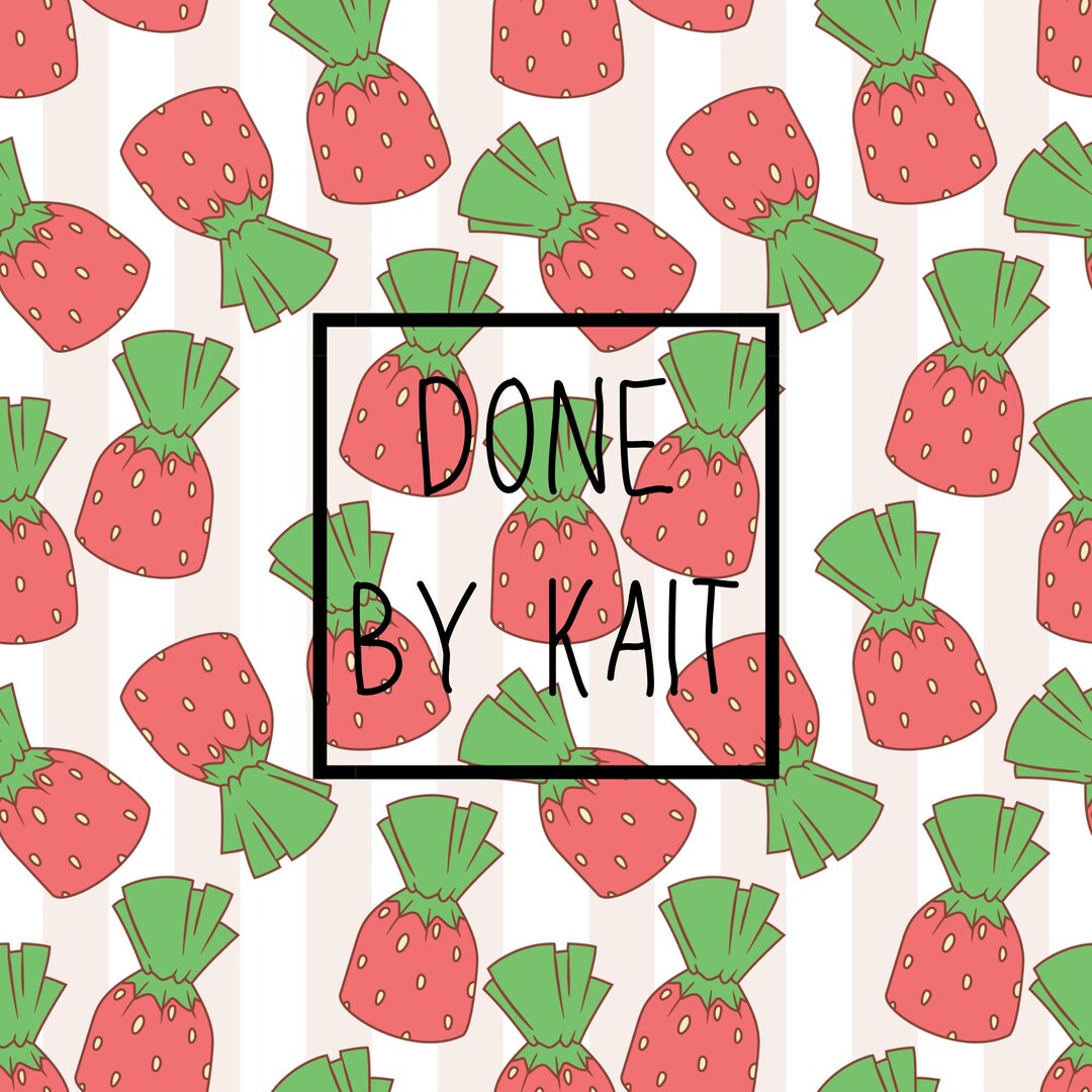 STRAWBERRY BON BONS - Seamless Digital Pattern - Etsy