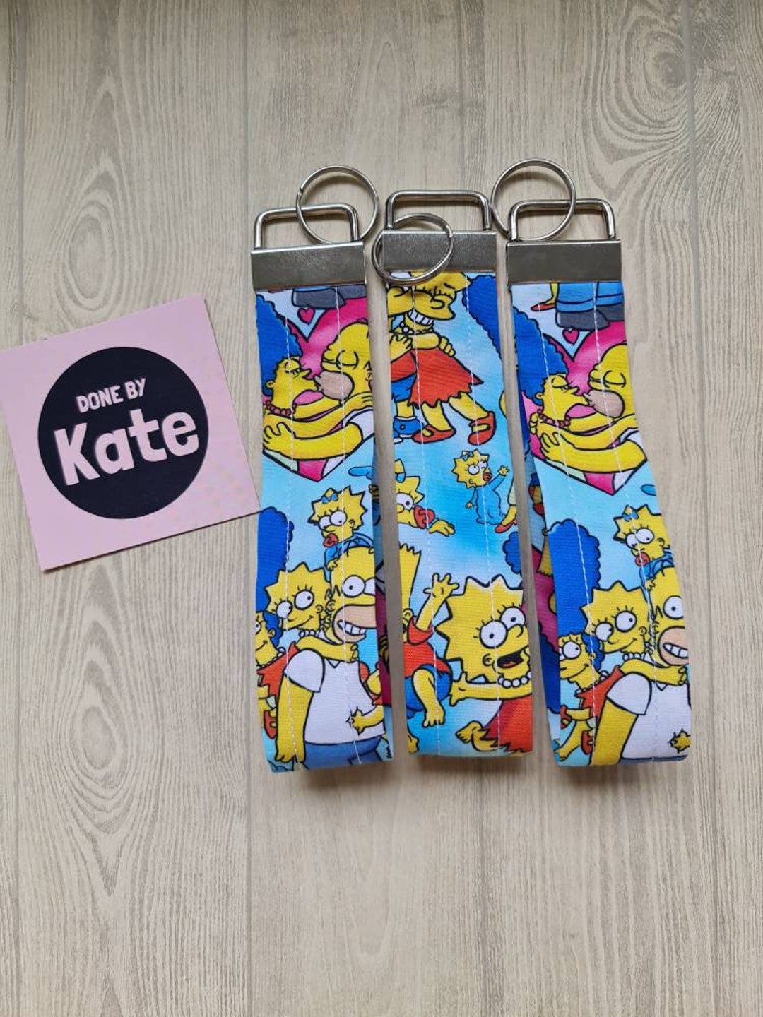 Simpsons Key Fob / Key Chain / Key Lanyard / Key Wristlets / - Etsy
