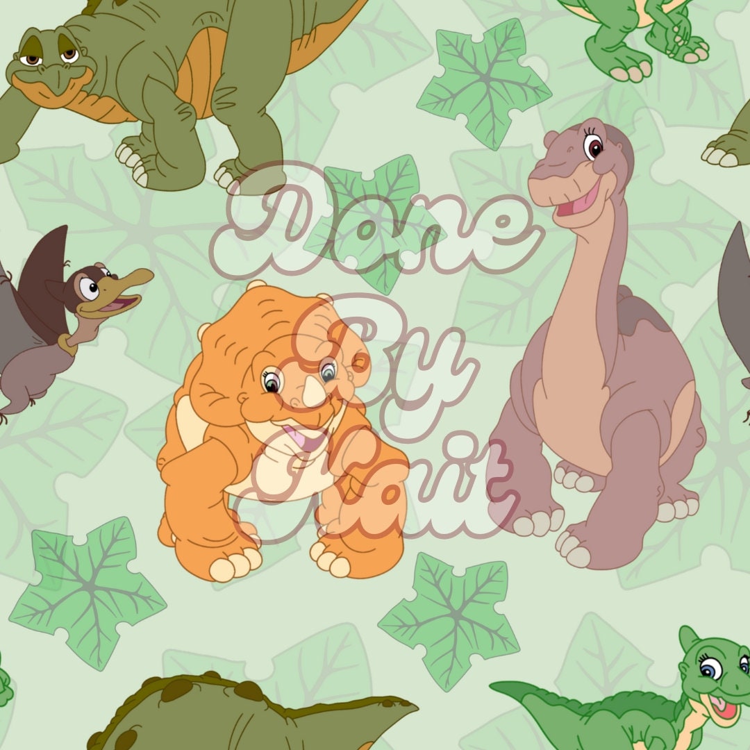 LAND BEFORE #1 Seamless Digital Pattern, Fabric, Paper, Scrap Book ...