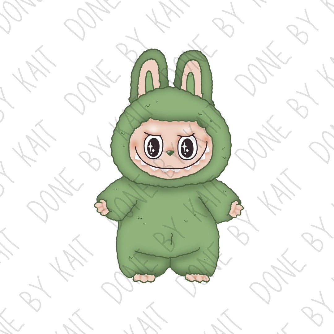 LABUBU - UVA VERDE V2 | png | somente imagem - Etsy Portugal