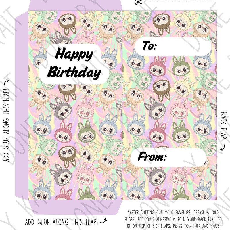 Labubu Birthday Card - Etsy