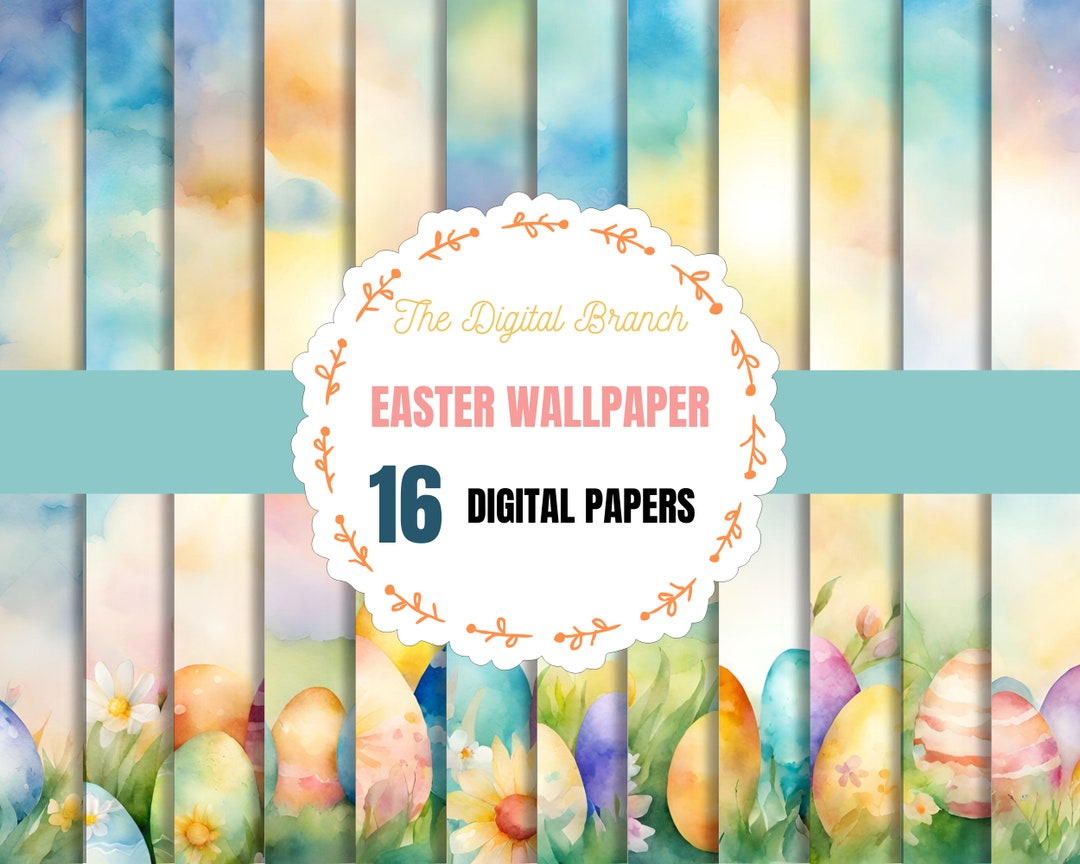 Easter Digital Paper,easter Patterns,easter Scrapbook Papers,easter ...