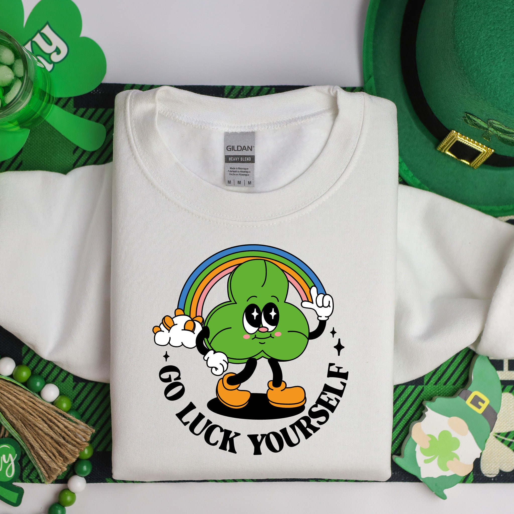 Go Luck Yourself Svg, St Patrick Day Svg, St Patricks Lucky, Happy ...