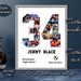 Sport Number Photo Collage, Baseball Photo Collage, Basketball Poster ...