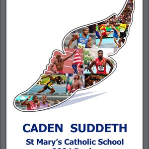 Cross Country Photo Collage, Track Collage, Senior Athlete Gift, Runner ...