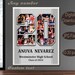 Sport Number Photo Collage Basketball Senior Night Gift - Etsy