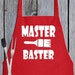 Master Baster Grilling Apron for Him Funny Apron for Men Dad | Etsy