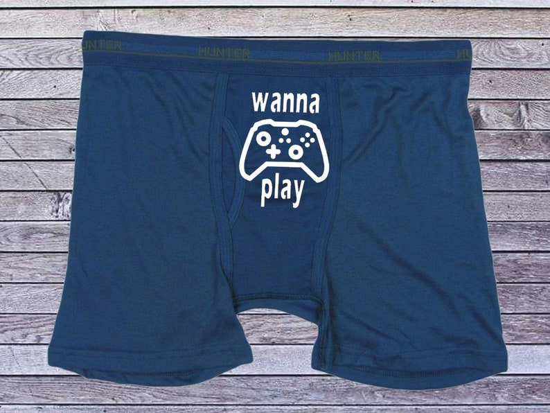Xbox Playstation gamer boxer brief wanna play joystick boxer | Etsy