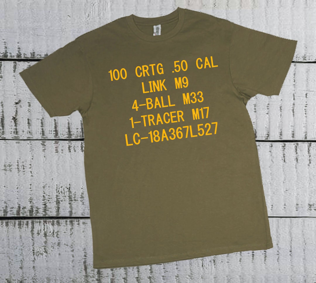 Military Ammo Can .50 Cal T-shirt, Army Green - Etsy