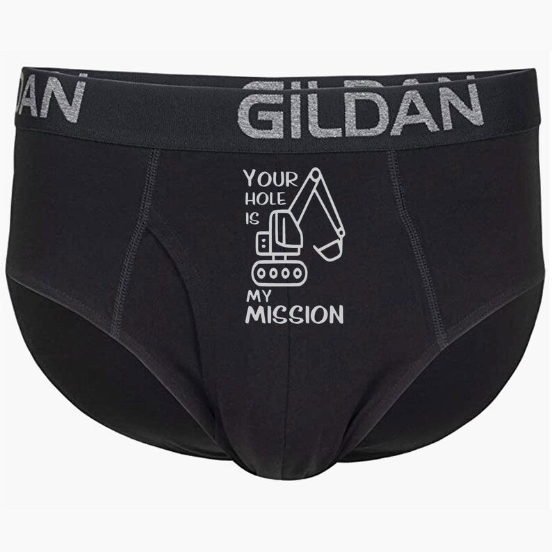 Naughty Gift for Construction Worker, Your Hole is My Mission Underwear ...