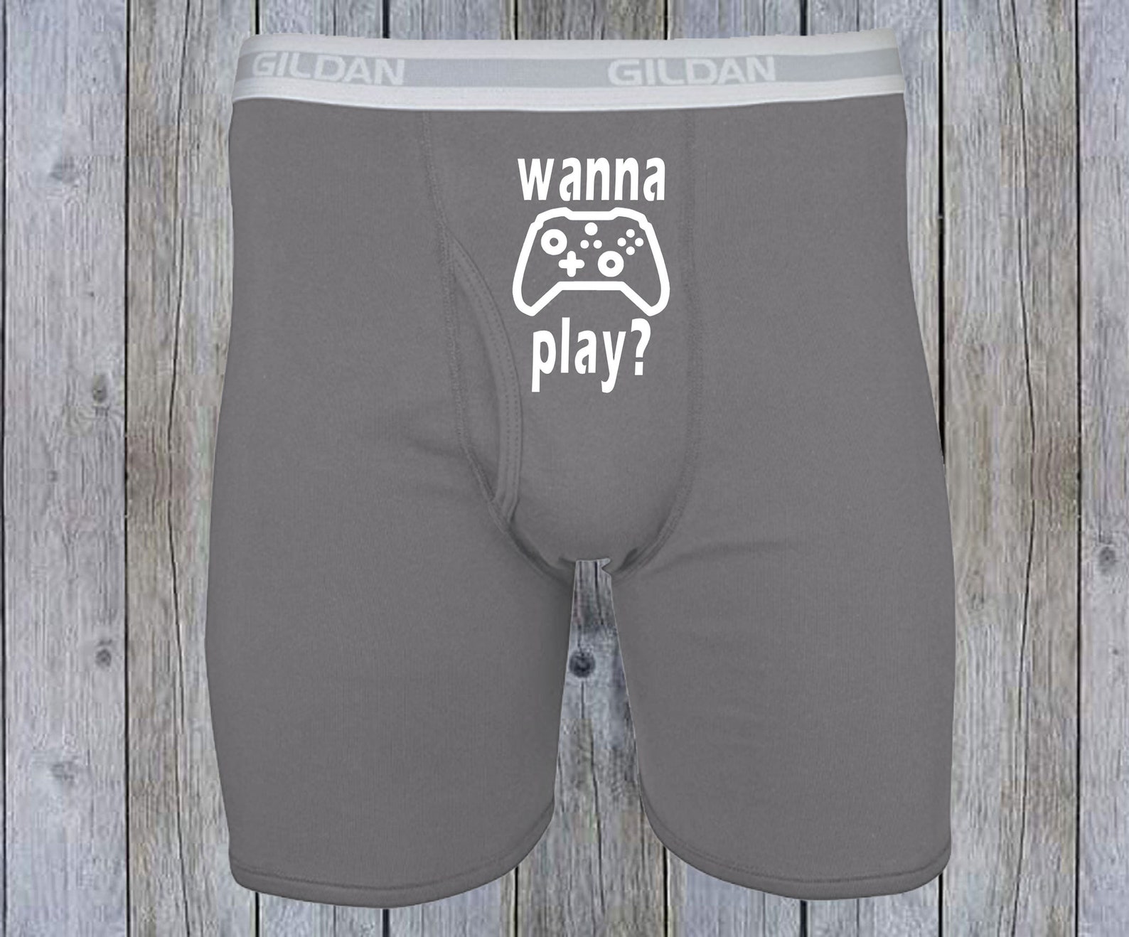 Xbox Playstation gamer boxer brief wanna play joystick boxer | Etsy