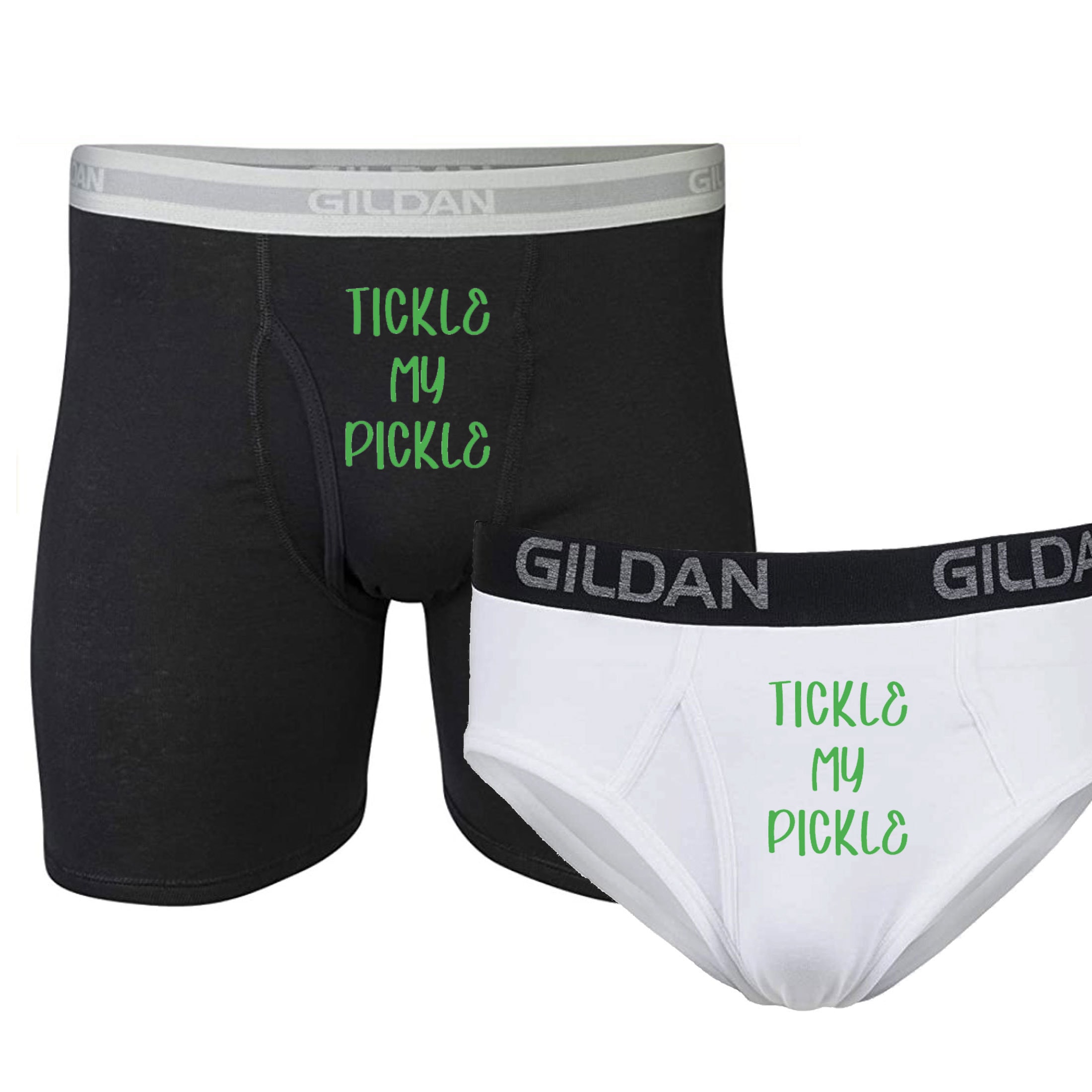 Tickle My Pickle Boxer Briefs or Vintage Briefs, Naughty Gift for ...