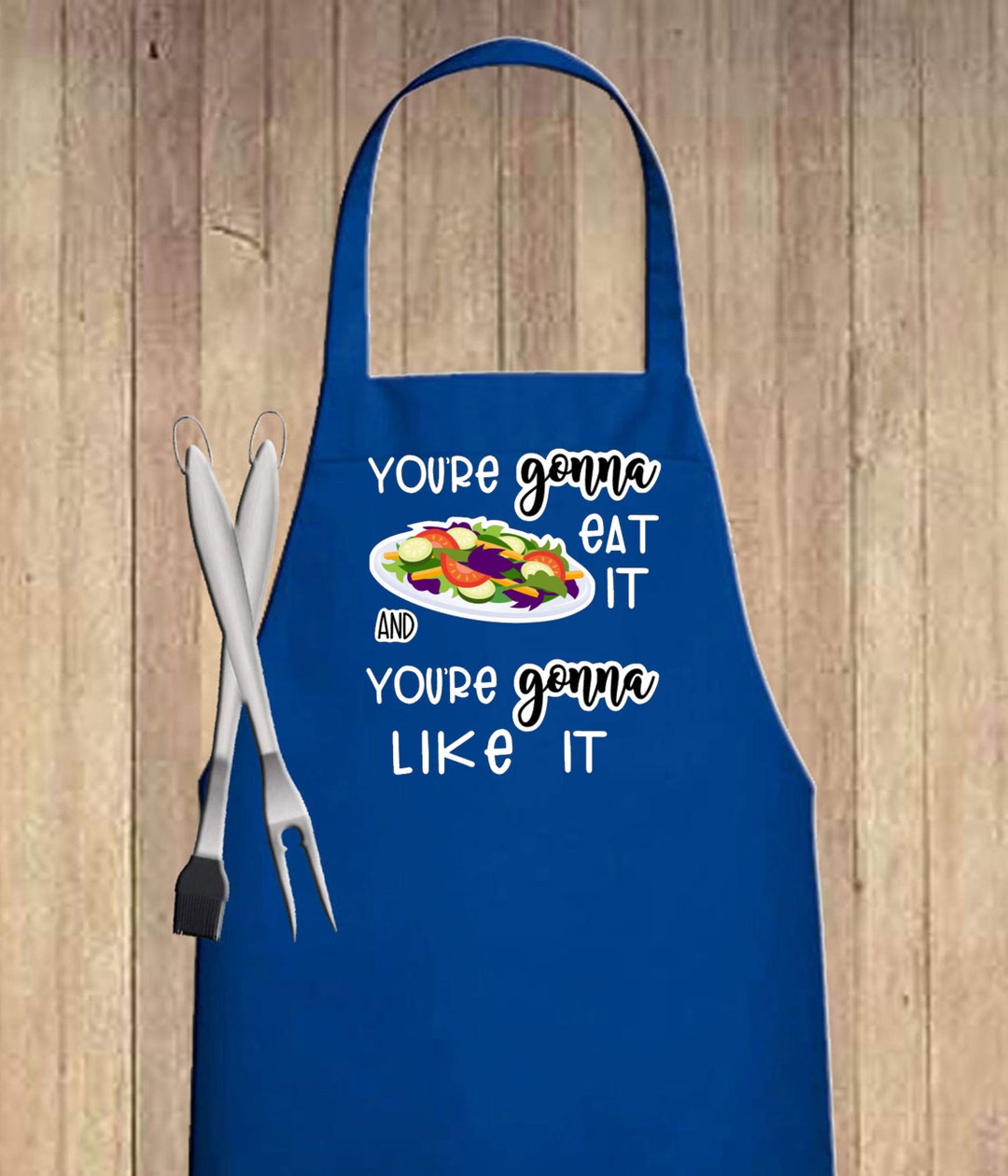 Hilarious Cooking Apron, You're Gonna Eat It Kitchen Apron, Offensive ...