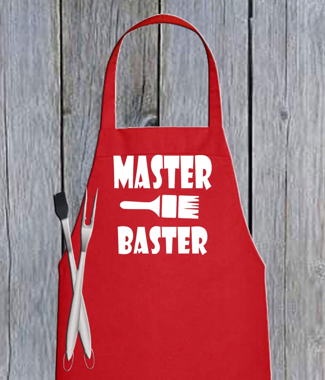 Master Baster Grilling Apron for Him Funny Apron for Men Dad - Etsy