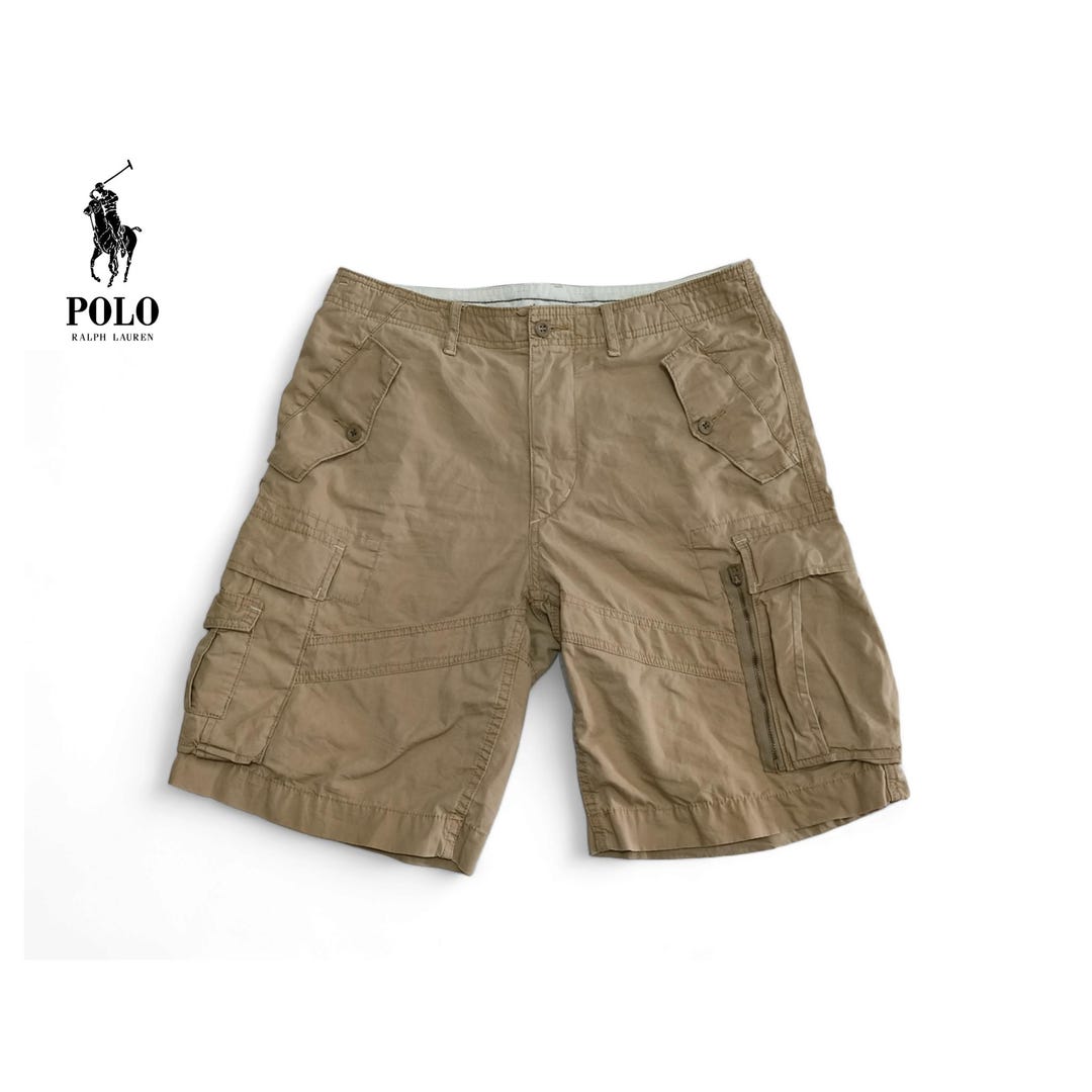 Vintage Polo Ralph Lauren PRL Men's Military Cargo Shorts Talon Zipper ...