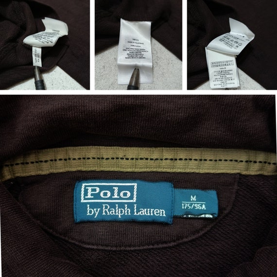 Vintage Polo Ralph Lauren PRL Dark Brown Turtleneck Q… - Gem