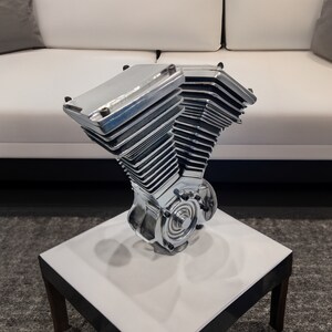 Twin Engine Memorial Keepsake Urn - Tribute for Bike Lovers ...