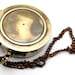 Sundial Compass Marine Boat Gift Pocket Sun Dial in Leather Display Box ...