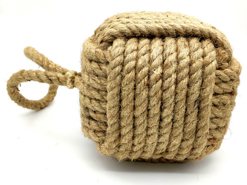 Marseille Monkey Knot Jute Rope Door Stopper 4 Lbs - Etsy