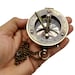 Sundial Compass Marine Boat Gift Pocket Sun Dial in Leather Display Box ...